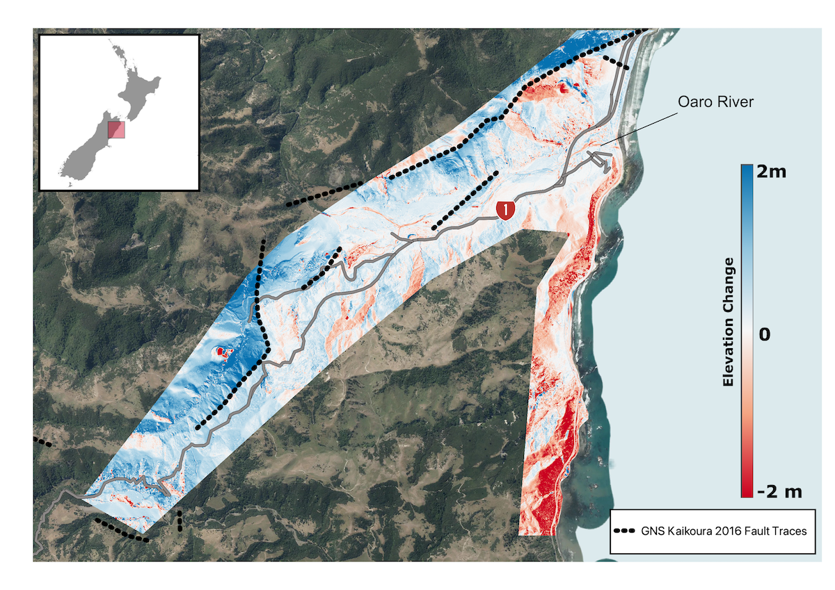 New post-2016 Kaikōura Earthquake, New Zealand lidar dataset now available | OpenTopography